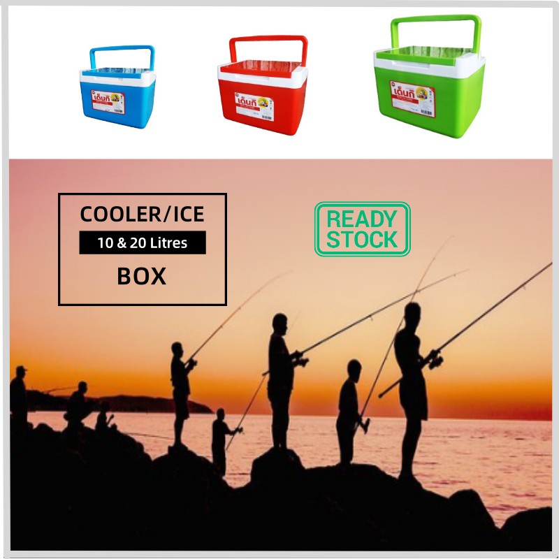 Fishing Box Storage/Bekas Ais & Nasi/Ice box Container 10.5 & 20 l/ Ice ...