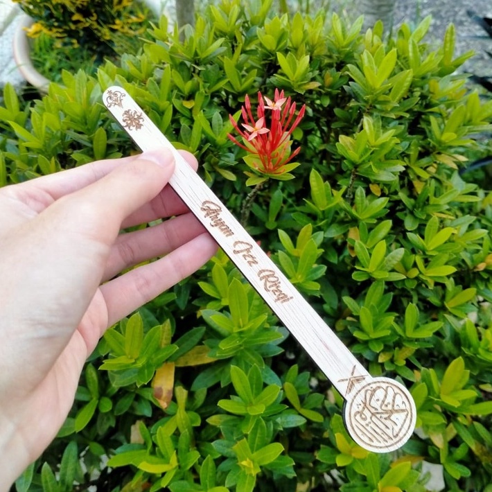 Penunjuk Al-Quran Penunjuk Ngaji Kayu Penanda Buku Bookmark | Shopee ...