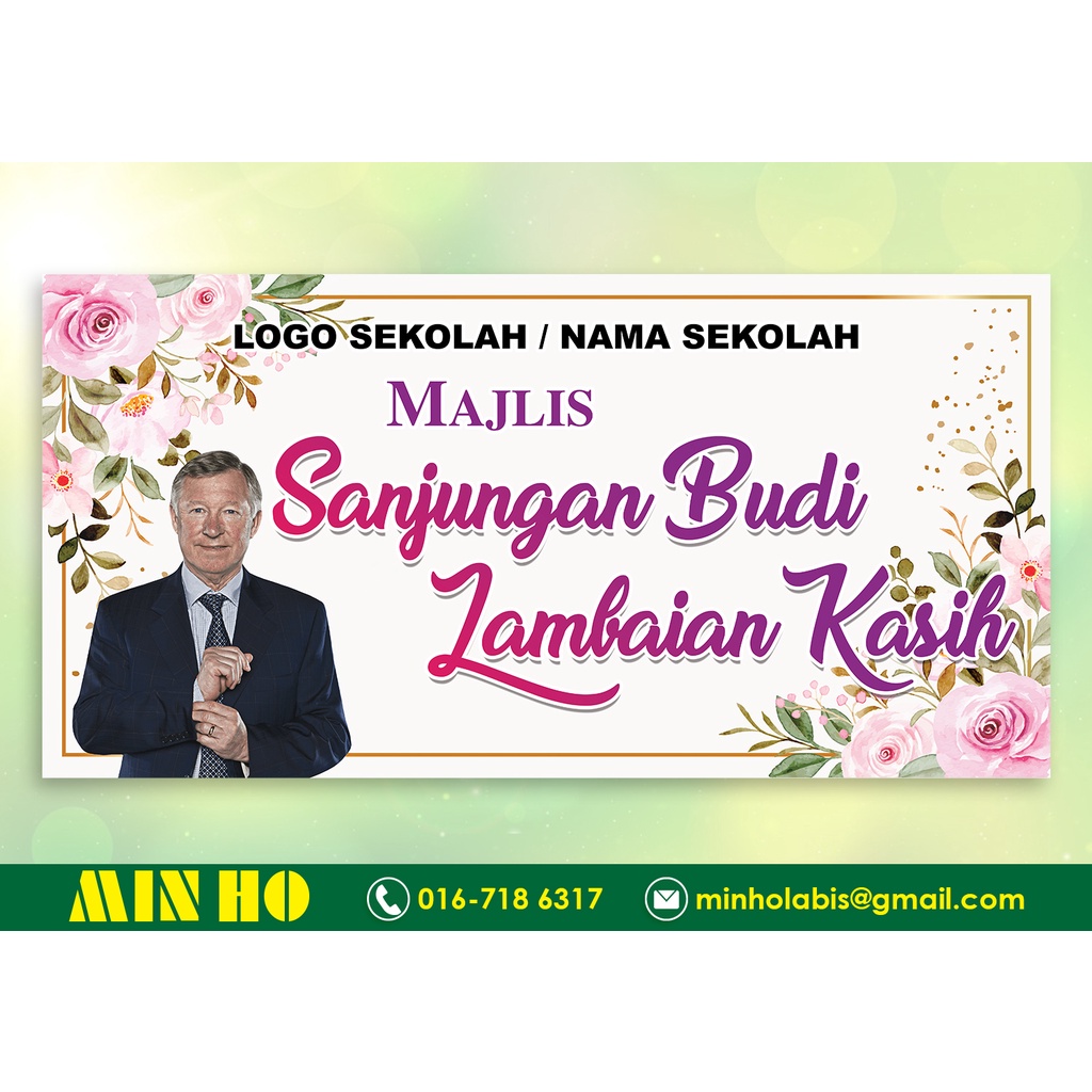 Banner Majlis Sanjungan Budi Lambaian Kasih (Custom Design) | Shopee ...