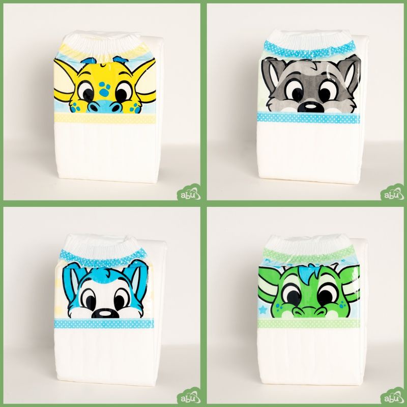 ABUniverse PeekABU M/L size 1 piece 6250mL ABDL Diaper 超高吸收Furry紙尿布 ...