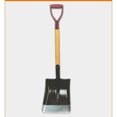 SCOP WOODEN HANDLE SHOVEL -FLAT Wood Handle Metal Grip S501y Gardening ...