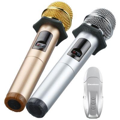 Excelvan K18U Trendy Microphone with Wireless Sound Card Set (BLACK ...