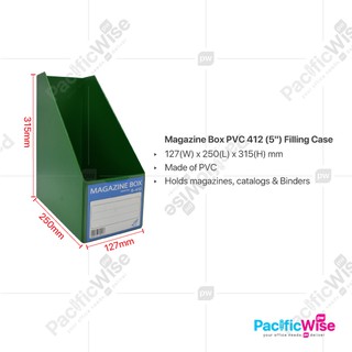 Pvc Magazine Box/Kotak Majalah Pvc/File Filing/412 3”,4”5”6”-1pc ...