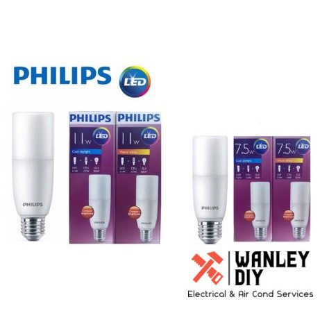 Philips LED Stick Bulb E27 7.5W/11W (Daylight/Warmwhite) | Shopee Malaysia