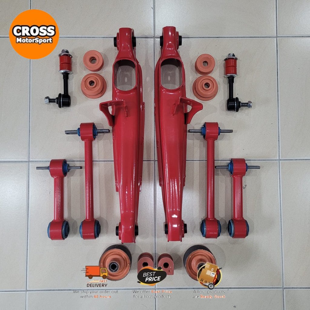 16 ITEM / FULL SET HEAVY DUTY (RED) = WIRA WAJA GEN2 PERSONA REAR LOWER ...