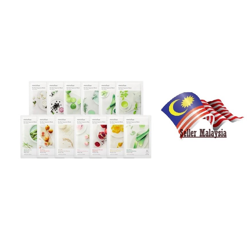 INNISFREE My Real Squeeze Mask EX 20ml (Original) | Shopee Malaysia