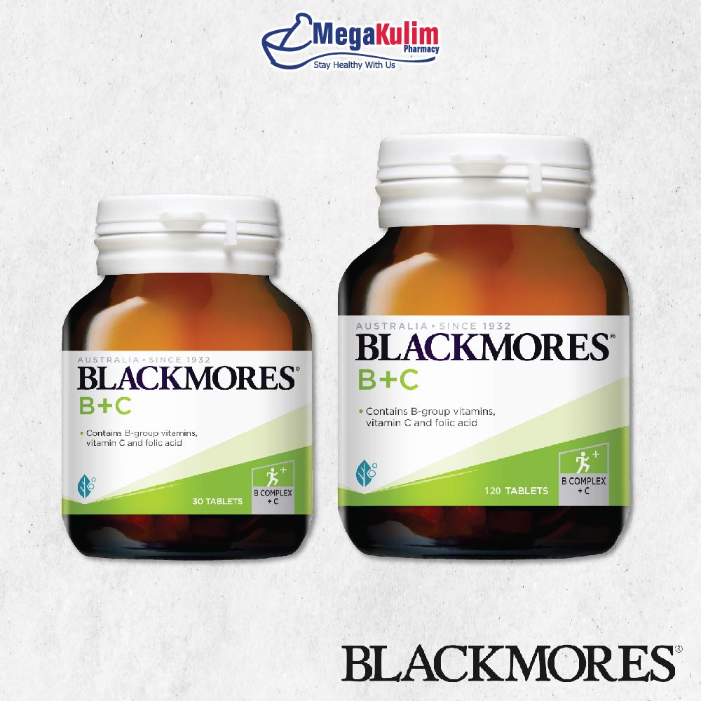 Blackmores Vitamin B + C (30 / 120 Tab) | Shopee Malaysia