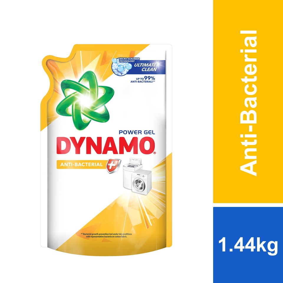 Dynamo Power Gel AntiBacterial Concentrated Gel Detergent Refill 1.44kg ...