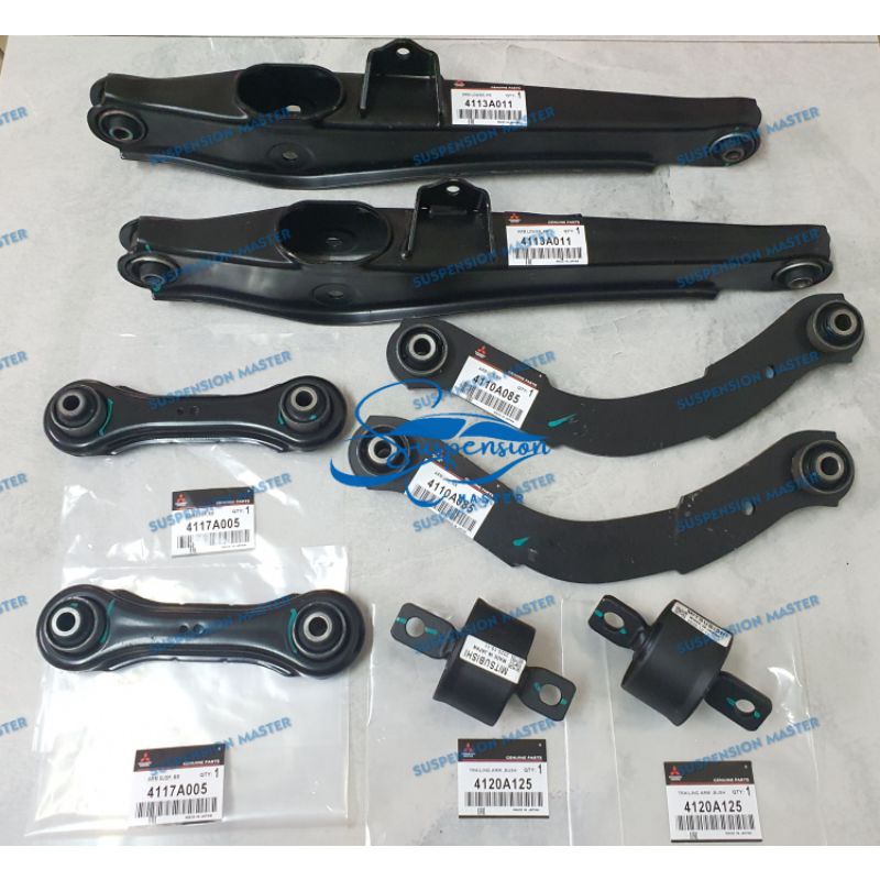 8 IN 1 SET - REAR LOWER / UPPER/ SUSPENSION ARM/ TRAILING BUSH SET ...