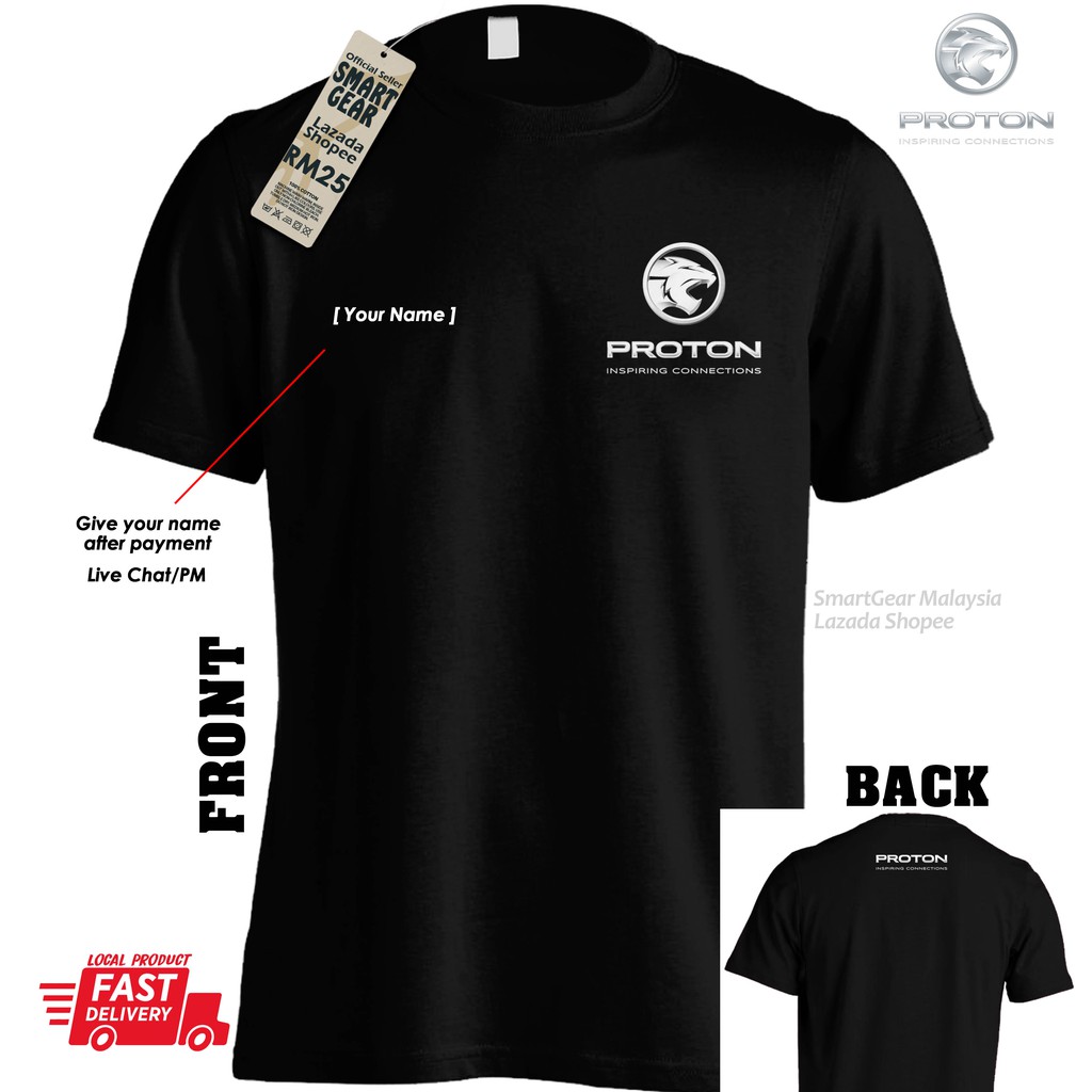Proton x70 Custom Name Print T-Shirt Car Automotive TShirt saga Persona ...