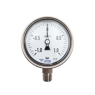 [100% Original] WIKA Fully Stainless Steel Pressure Gauge: 232.50.100_1/2" NPT (Bottom ...