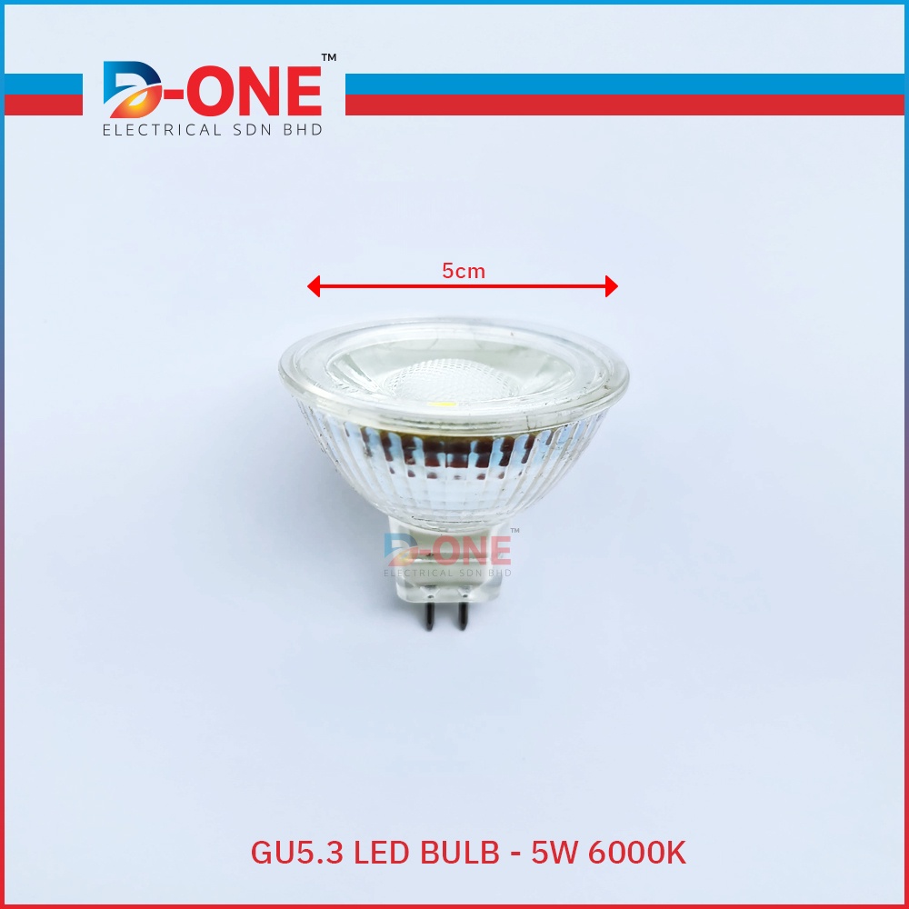 GU5.3(MR16) LED BULD - 240V 5W / 6W / 7W & GU 5.3(MR 16) HALOGEN BULB ...