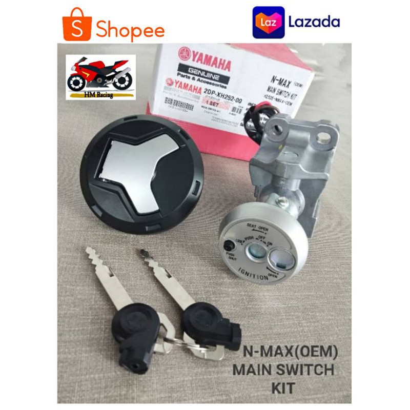 YAMAHA NMAX - MAIN SWITCH SET OEM (READY STOCK KL SABAH SARAWAK ...