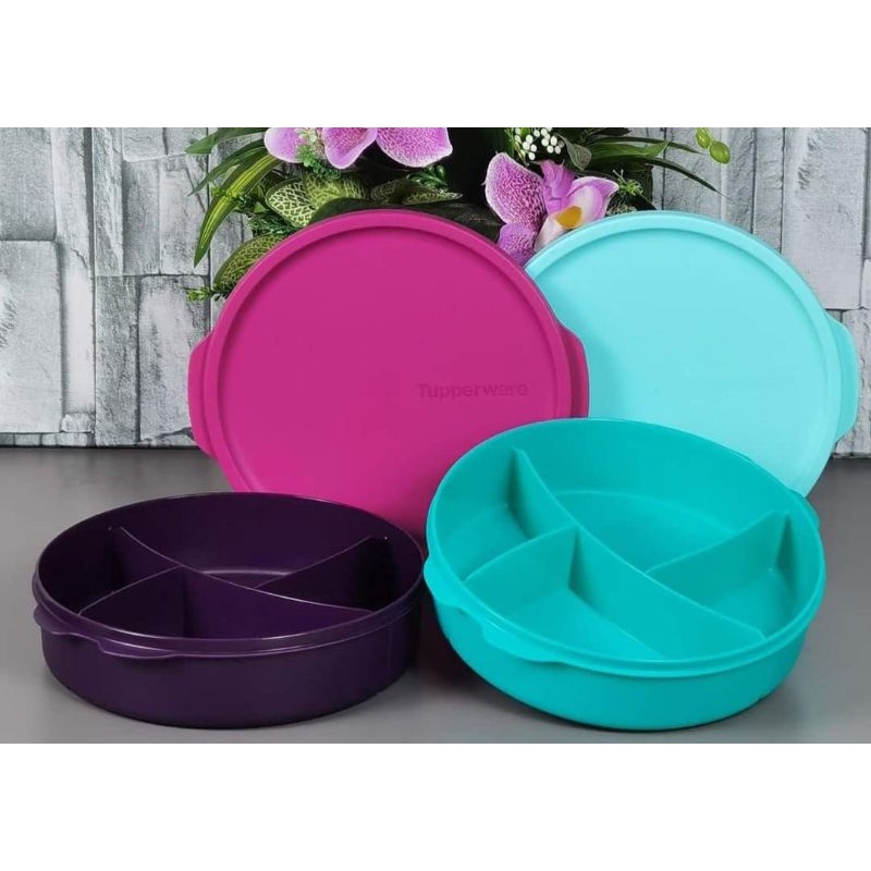 Tupperware lunch set. Tupperware divided lunch box | Shopee Malaysia