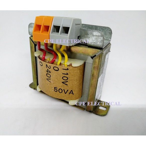 Qps 50va 240vac 110vac Step Down Power Transformer Shopee Malaysia