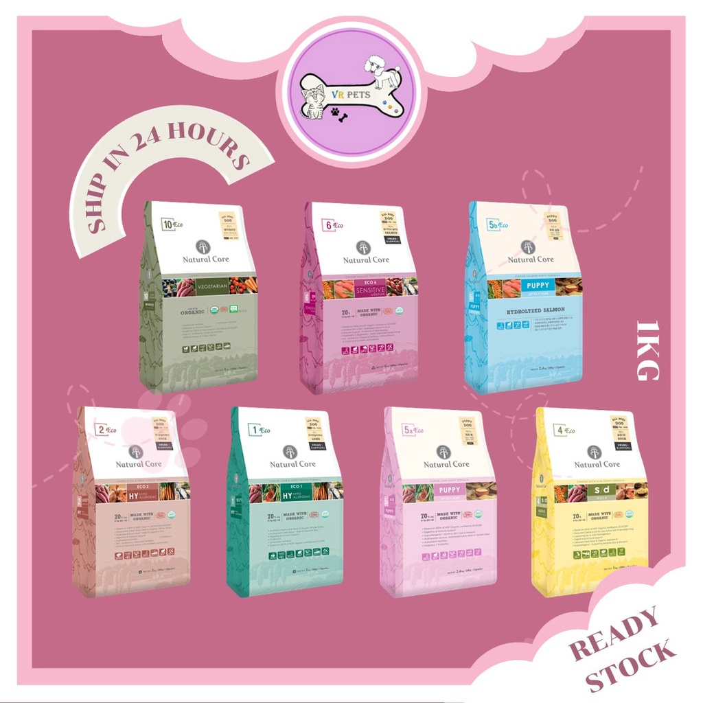 [Bar Code Available] Natural Core Dog Food 1KG - (Natural Core / Salmon ...