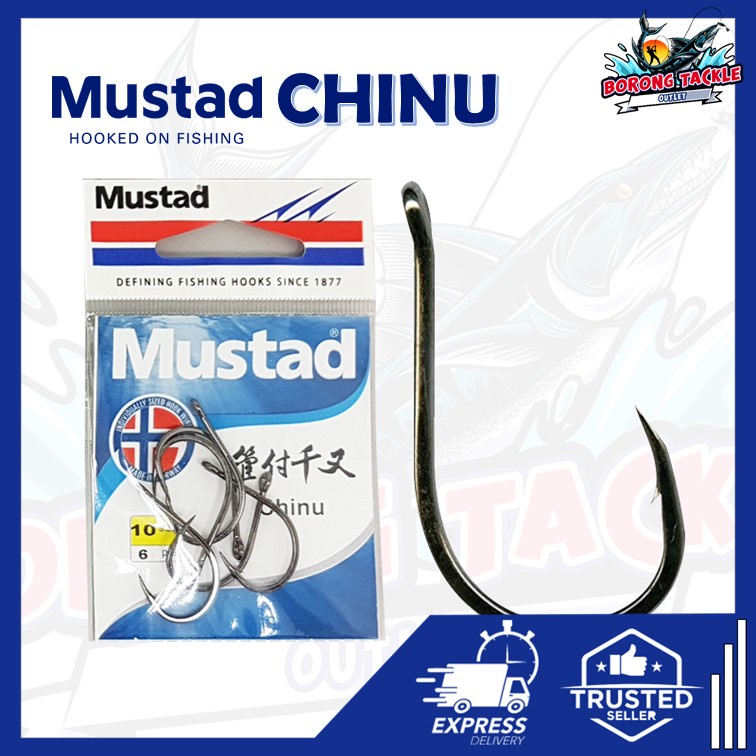 MUSTAD Chinu Hook Mata Kail hook | Shopee Malaysia