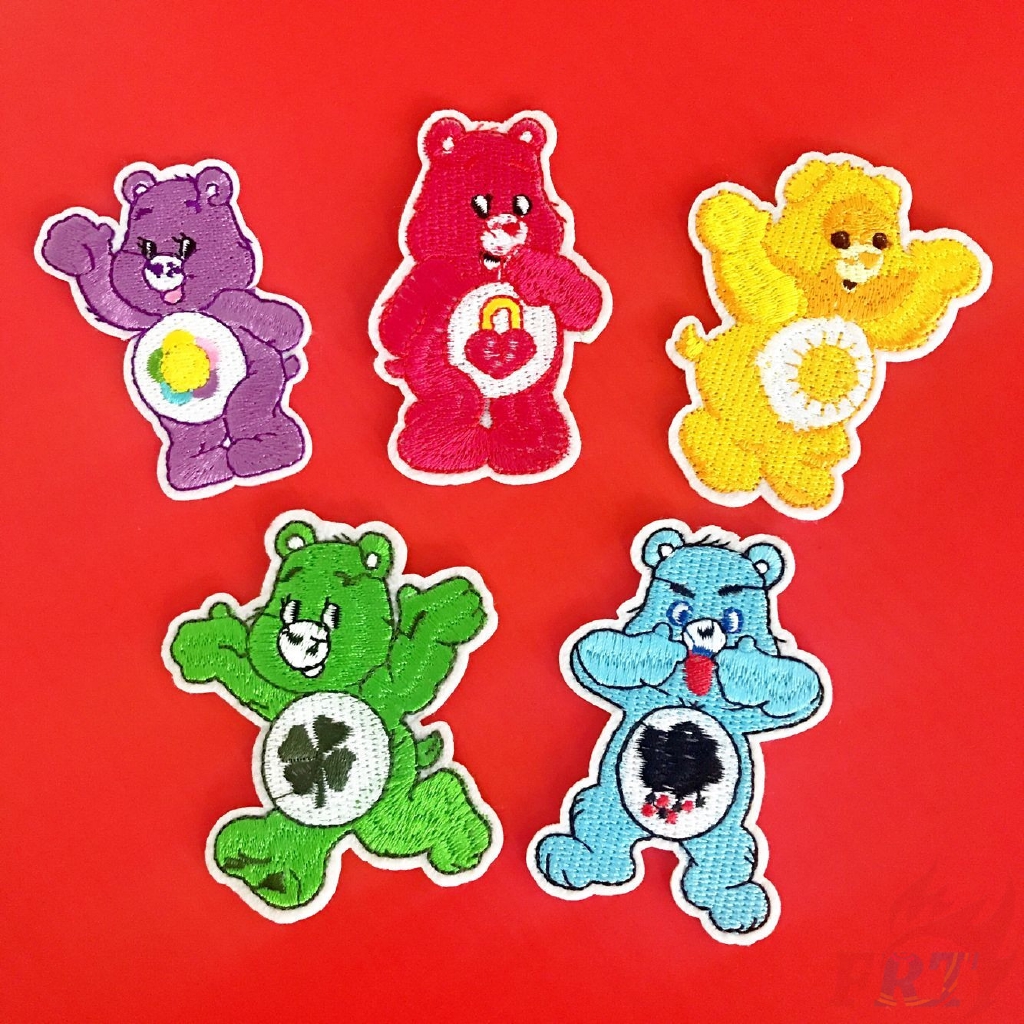 ☸ Cartoon：Care Bears Patch ☸ 1Pc Cartoon Bear Diy Sew On Iron On Badges Patches | Shopee Malaysia