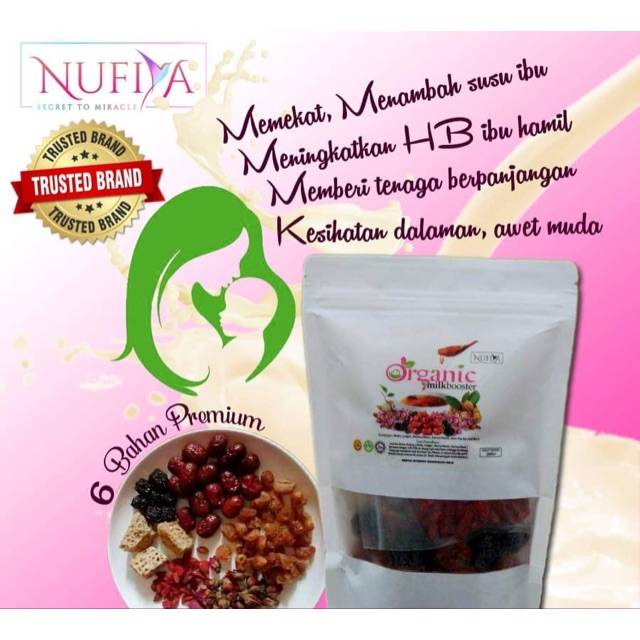 Nufiya Organic Milk Booster 500g (2packs X 250g) | Shopee Malaysia