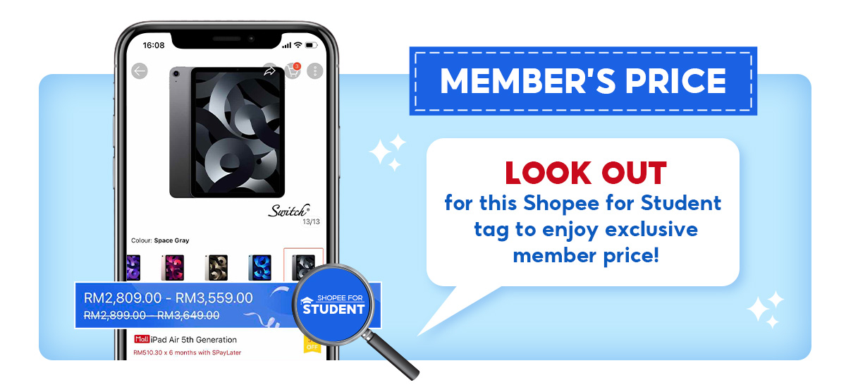 Shopee For Student 2023 | Exclusive Student Member Pricing + 0% Instalments