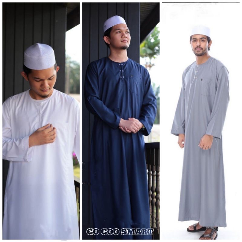 JUBAH OMAN JUBAH IMAM PREMIMUM COTTON AL HAFIZ MUTTAQIN | Shopee Malaysia