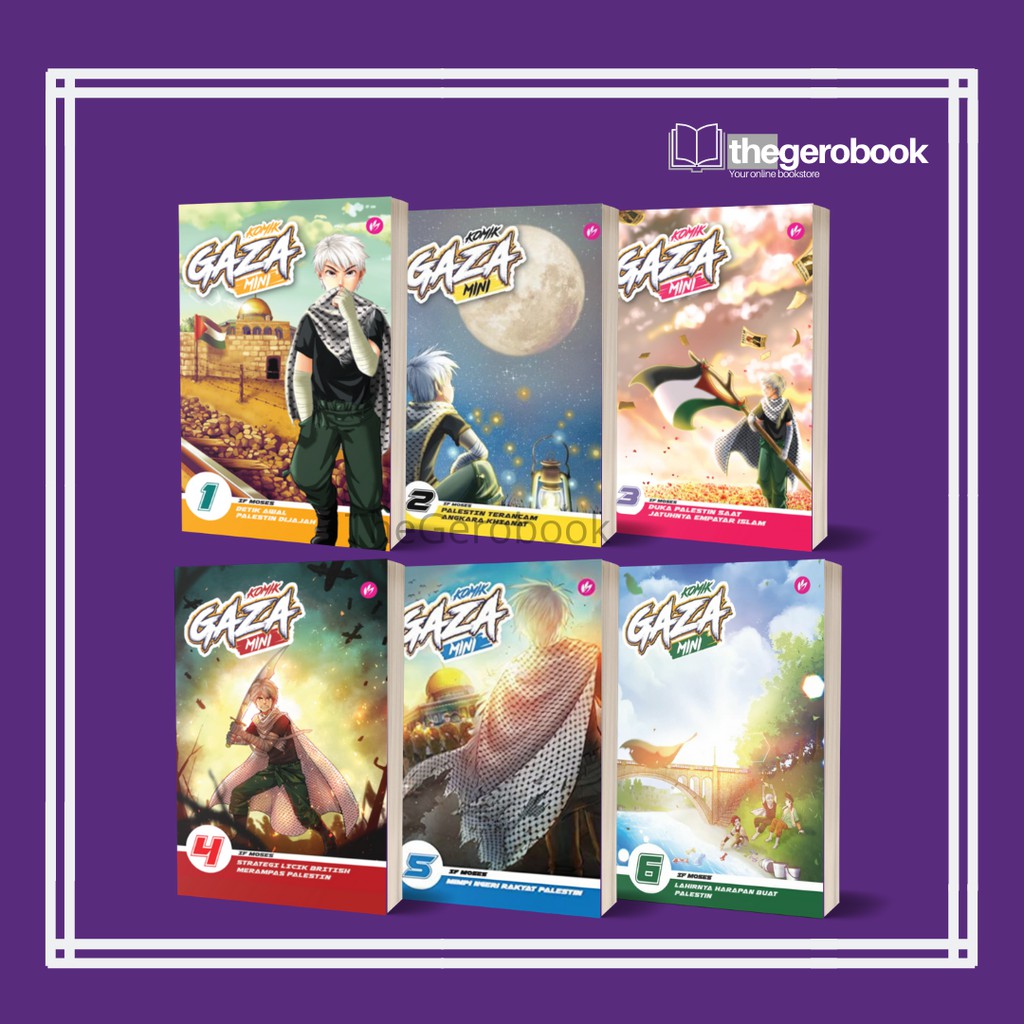 KOMIK GAZA MINI #1 ,#2, #3, #4 #5 #6 #7 | IMAN PUBLICATION | IF MOSES ...