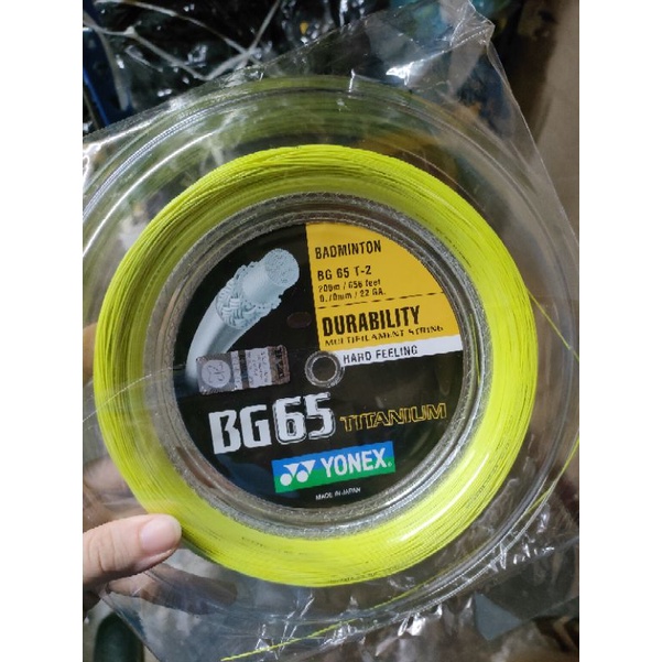 Yonex BG65 Titanium (Reel String) | Shopee Malaysia