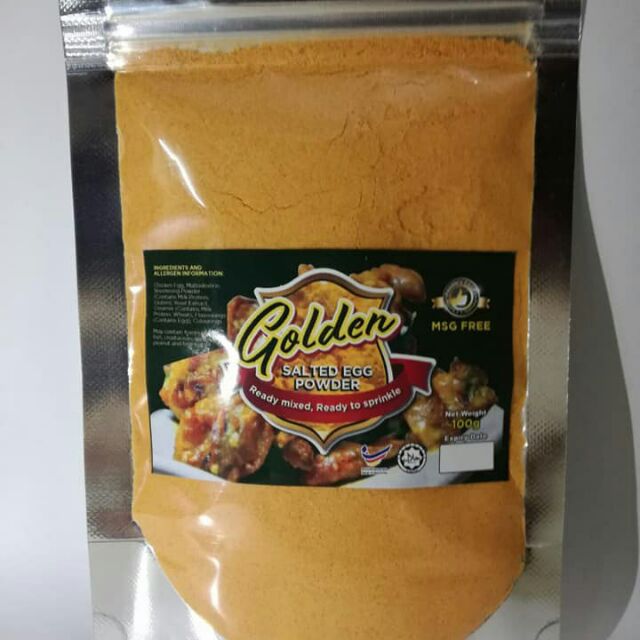 GOLDEN SALTED EGG POWDER (SERBUK TELOR MASIN) | Shopee Malaysia