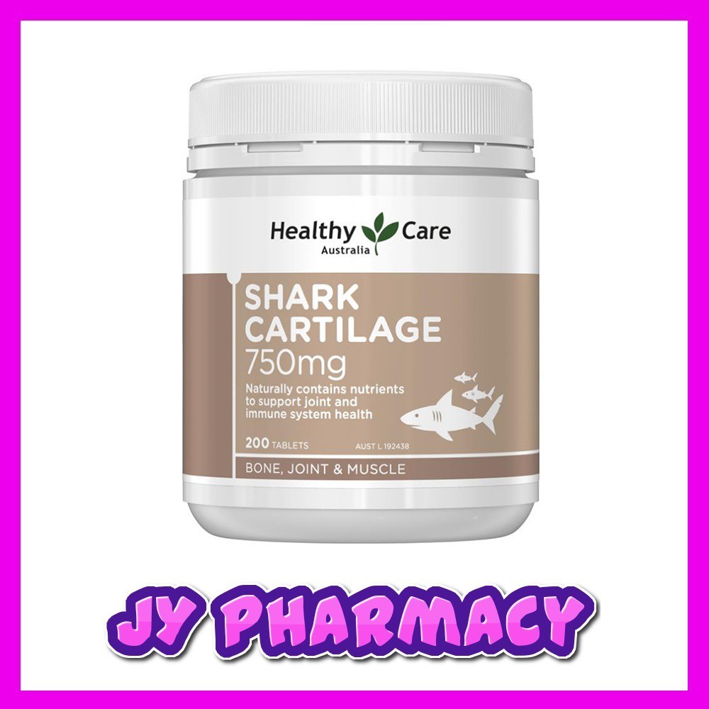 Expired date:10/24 Healthy Care Shark Cartilage 750mg ( 200 Tablets ...