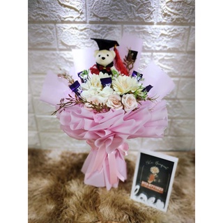 bouquet konvo bajet pink | Shopee Malaysia
