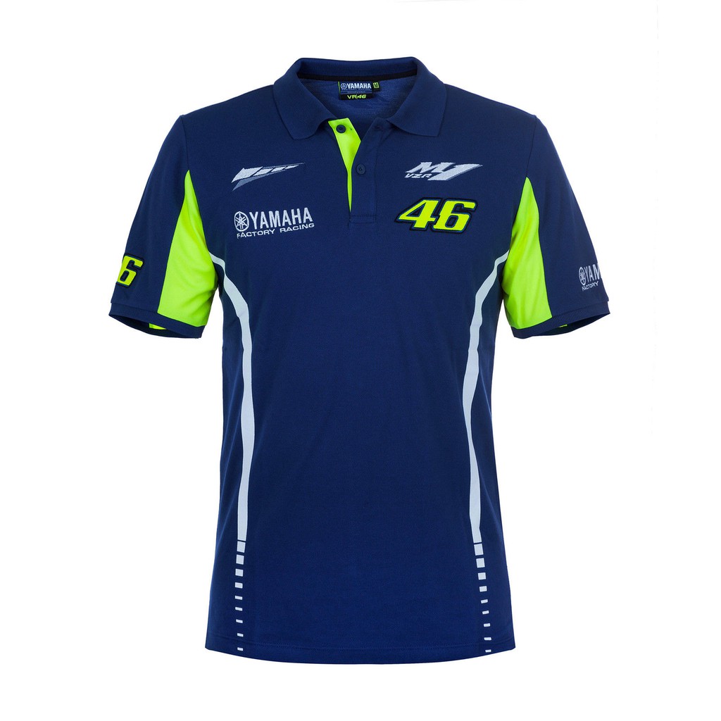 YAMAHA MotoGP Polo Shirt (Blue/Green) | Shopee Malaysia