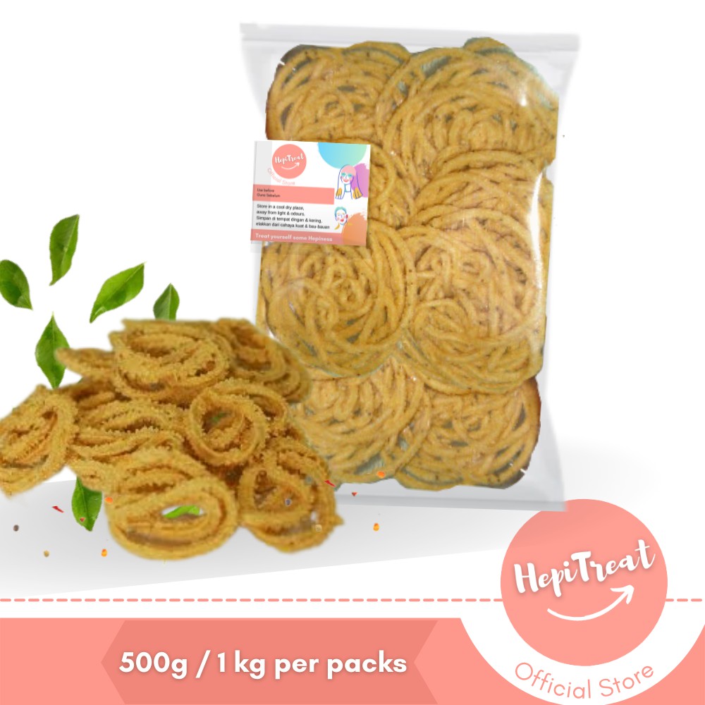 Aneka Kerepek Muruku Bulat Snacks/ Tibits - 500 / 1kg | Shopee Malaysia