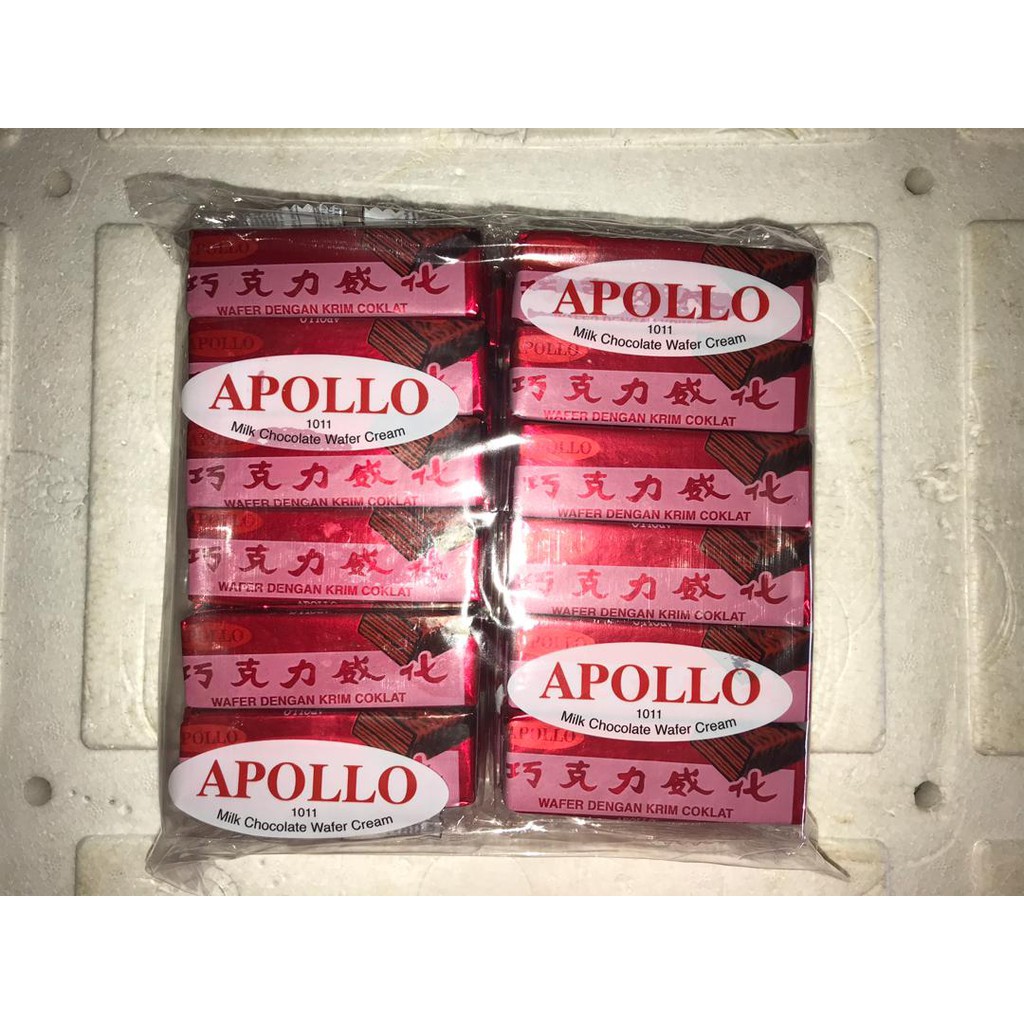 Apollo Chocolate / Milk Wafer 1011 (48pcs X 12gm) | Shopee Malaysia