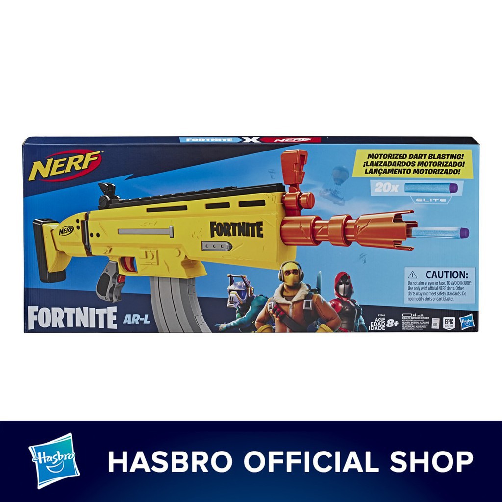 Nerf gun pistol manik gun nerf HASBRO Nerf Fortnite Video Game AR-L Toy ...