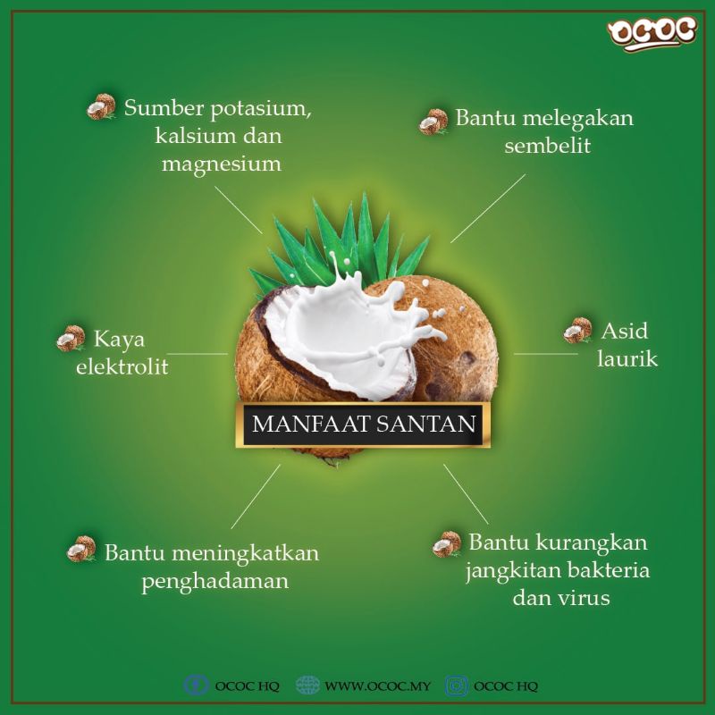 Family Pack Vegan OCOC 30 sachets (Free 1 sachet Vegan OCOC) | Shopee ...