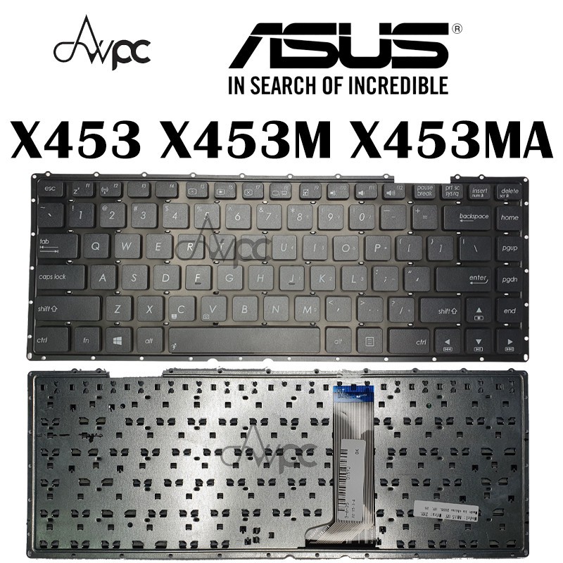 ASUS KEYBOARD X453, X453M, X453MA, X453S, X453SA @ALPHAWOLF | Shopee ...