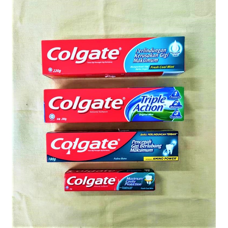 Colgate Toothpaste UbatGigi [Fresh Cool Mint - Triple Action- Pudina ...