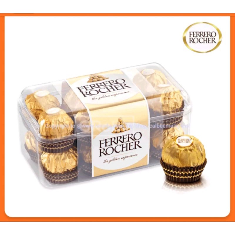 Ferrero Rocher Original Chocolate x16 HALAL | Shopee Malaysia