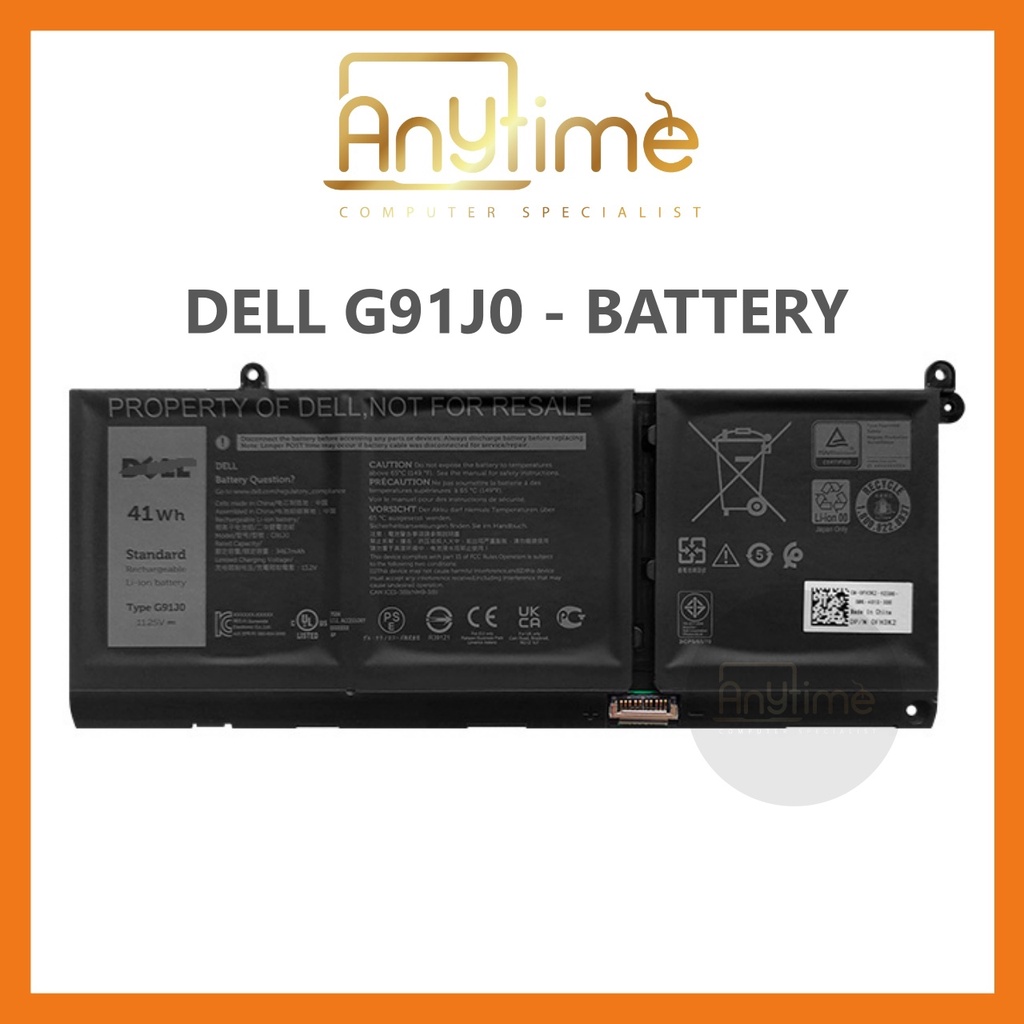 DELL Latitude G91J0 MGCM5 3420 3520 BATTERY LAPTOP REPLACEMENT BUILT IN ...