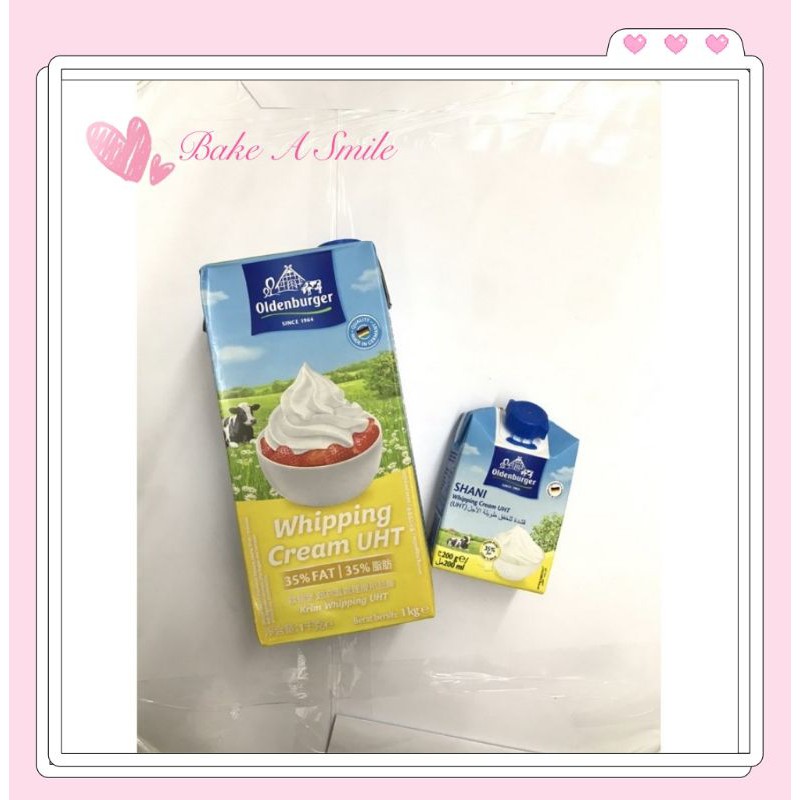Shani Oldenburger Whipping Cream UHT | BeeCost