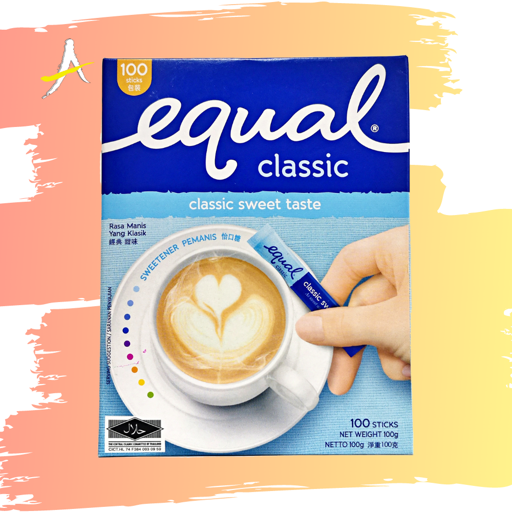 Equal Classic Sweet Taste 100 Sweetener Sticks | Shopee Malaysia