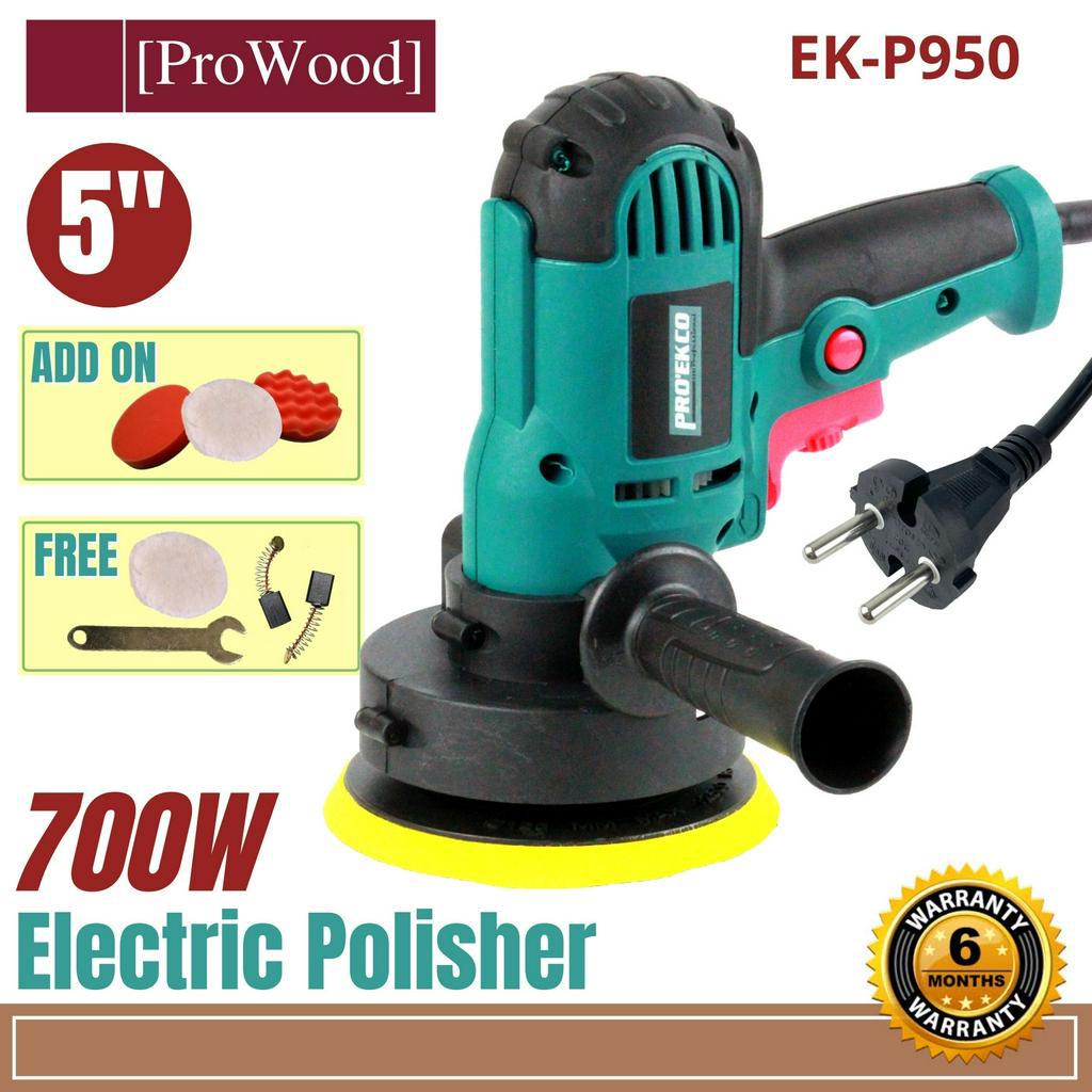 Pro'Ekco 700W Electrical Polisher 5" Pad Buffer Polishing Machine Car ...