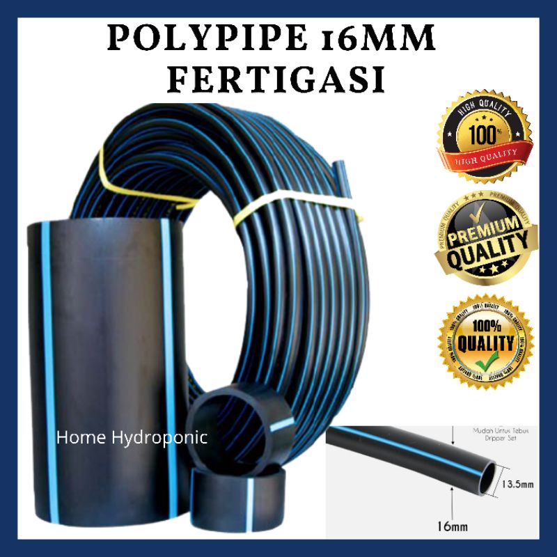 POLYPIPE 16MM FERTIGASI SISTEM / PAIP SISTEM FERTIGASI | Shopee Malaysia