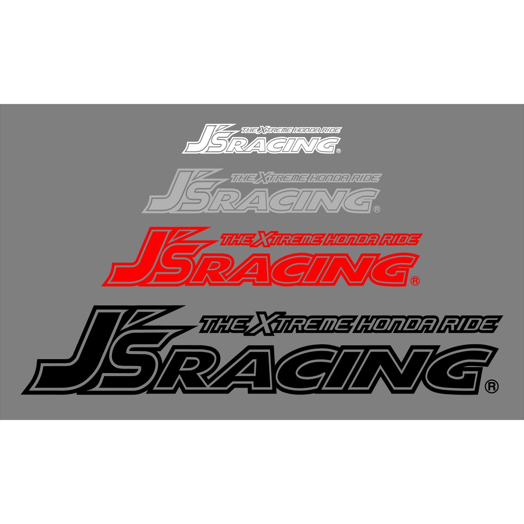 JS Racing font Sticker | Shopee Malaysia