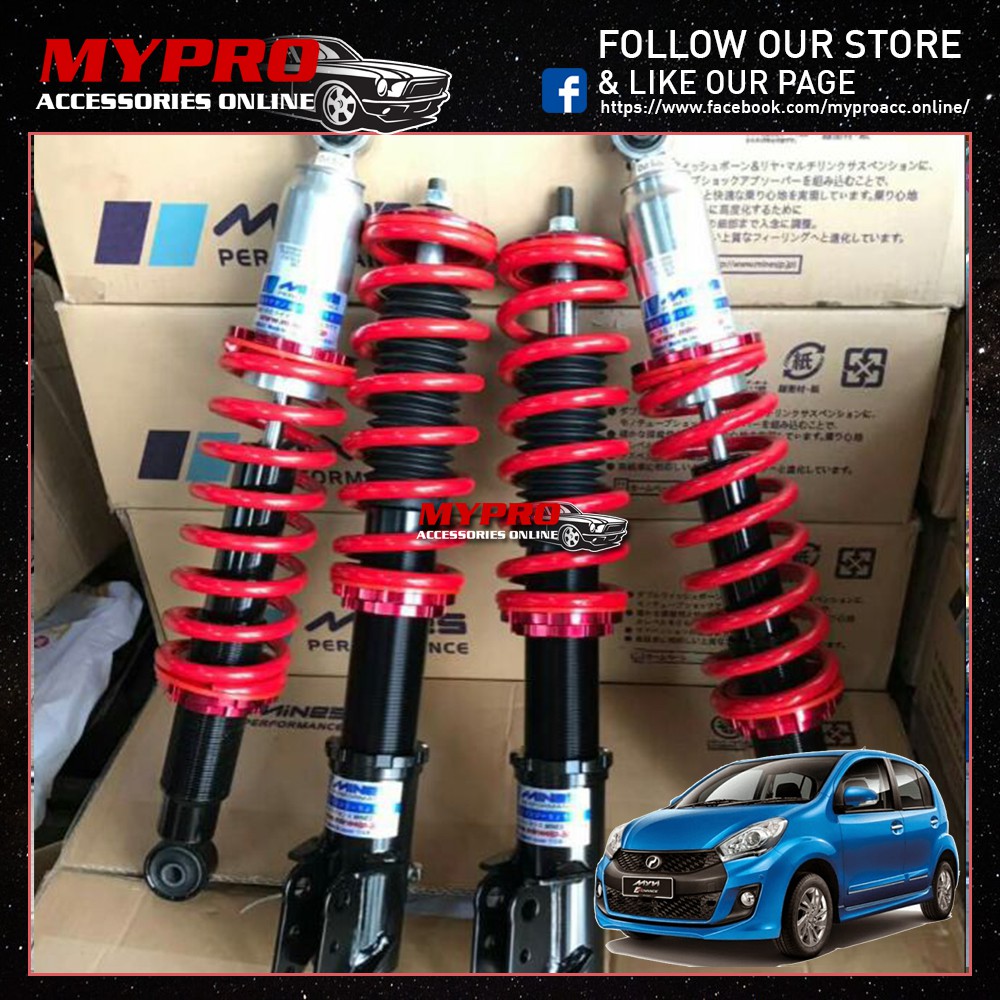 🔥Adjustable🔥🇯🇵Perodua Myvi 2005-2016 Mines Adjustable Hi Lo Bodyshift ...