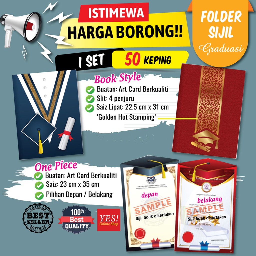 [BUNDLE/BORONG] GRADUATION CERTIFICATE FOLDER/FOLDER SIJIL/SIJIL HOLDER ...