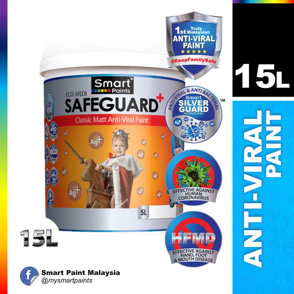 GP C - Smart Paints Eco-Medi SafeGuard+ (15L) | Shopee Malaysia