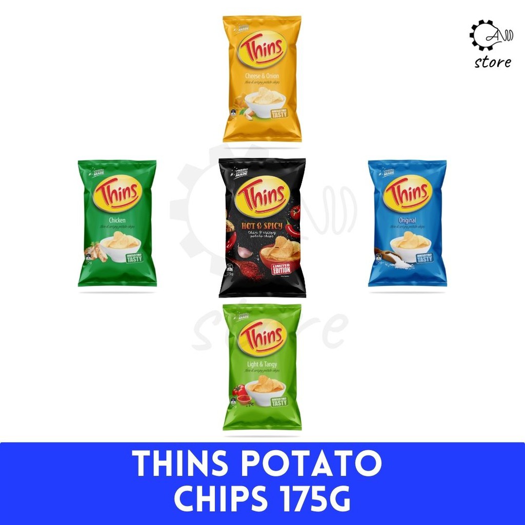THINS / Potato Chips / Chicken / Light & Tangy / Original / Cheese ...