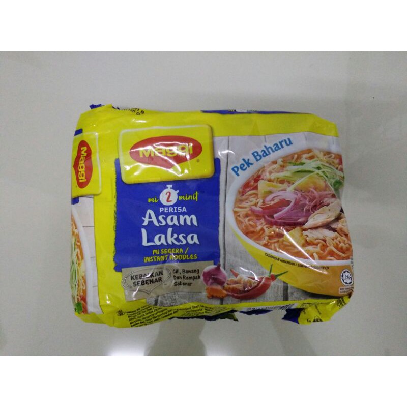 Maggi Asam Laksa 5 Paket | Shopee Malaysia