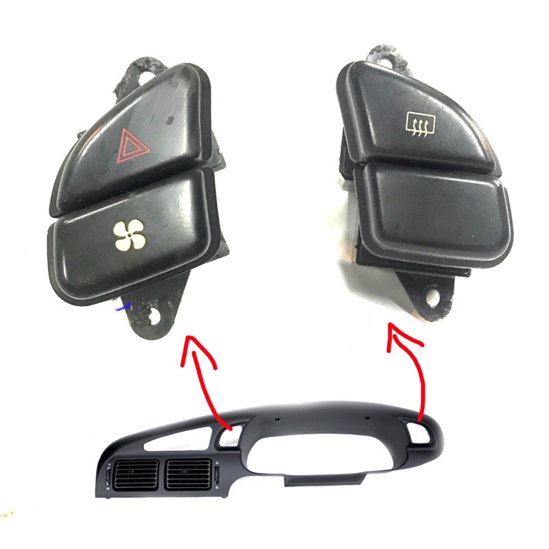 (USED) SUIZ BUTTON PANEL DASHBOARD @ CLUSTER METER / SUIS AIRCOND ...